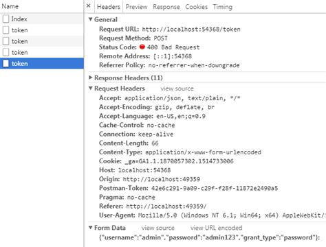 In Postman It Works But Through Axios It Throws Unsupportedgranttype · Issue 1281 · Axios