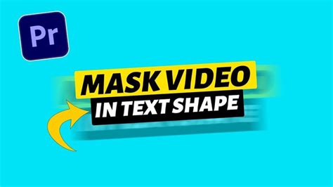 How To Mask Video In Text With Adobe Premiere Pro In 2023 Adobe Premiere Pro Premiere Pro Text