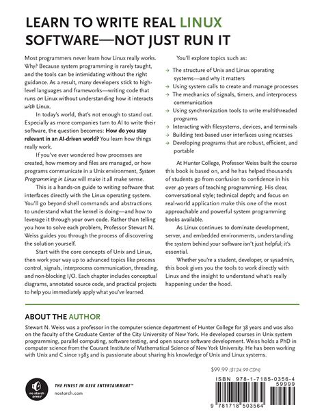 System Programming In Linux No Starch Press