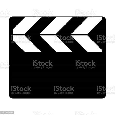 흰색 배경에 클래퍼 보드 아이콘입니다 벡터 플랫 필름 비디오 일러스트 감독에 대한 스톡 벡터 아트 및 기타 이미지 감독 그래픽 사용자 인터페이스 매스컴 Istock