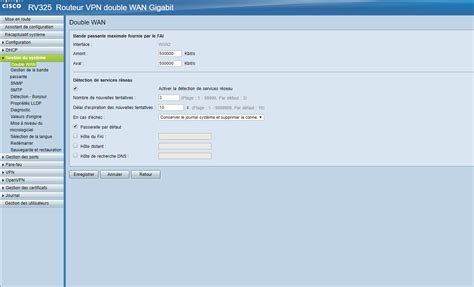 Solved Rv325 And Double Wan Failover Cisco Community