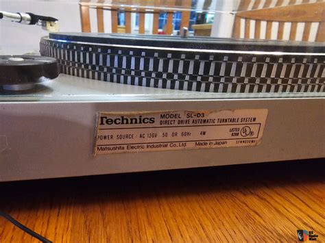 Technics SL D Restored Full Auto Direct Drive Turntable Photo UK Audio Mart