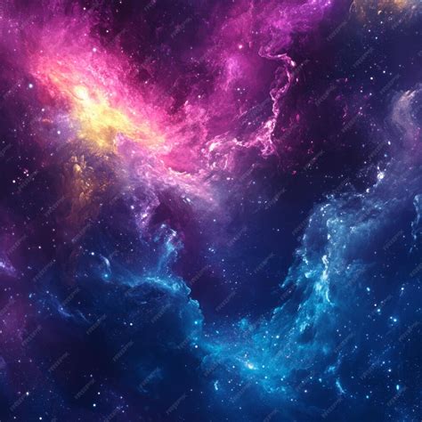 Cosmic Galaxy Background With A Cosmic Theme Premium Ai Generated Image