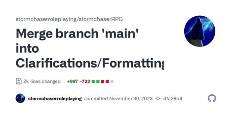 Kyle Pushed A Commit Merge Branch Main Into Clarificationsformatting