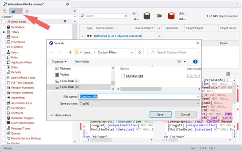 Using Object Filters To Adjust Schema Comparison Devart Blog