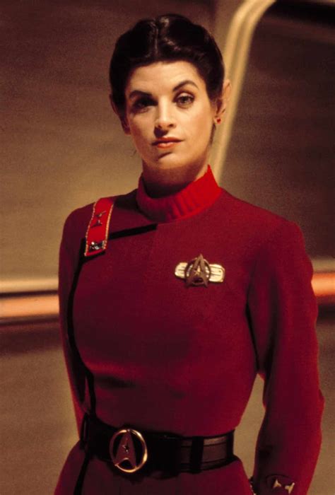 Kirstie Alley Was So Excited For Star Trek Role Slept With The Ears On