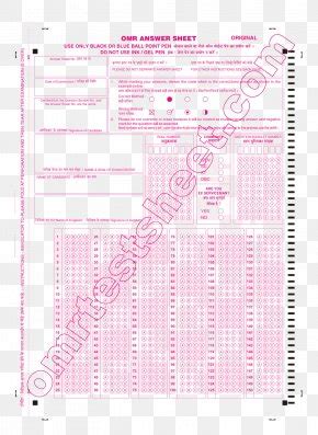 Multiple Choice Template Optical Answer Sheet Optical Mark Recognition