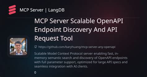 Mcp Server Scalable Openapi Endpoint Discovery And Api Request Tool