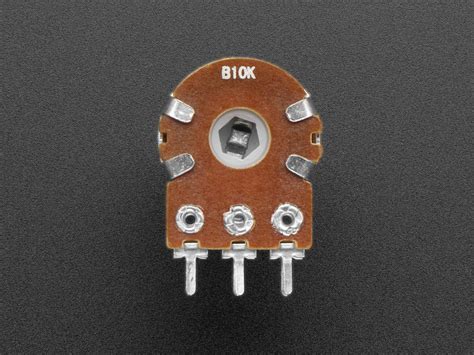 Panel Mount 10k Dual Linear Potentiometer [10k Dual Linear] Id 3392 Adafruit Industries