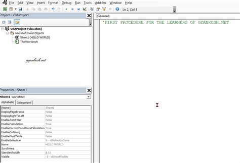 How To Write Your First Program In Vba For Absolute Beginners