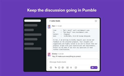 Gmail Integration Pumble Help