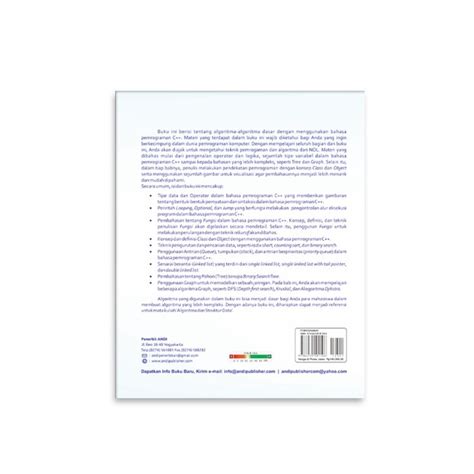 Jual Produk Buku Algoritma Pemrograman Dan Struktur Data Menggunakan C Kota Bandung