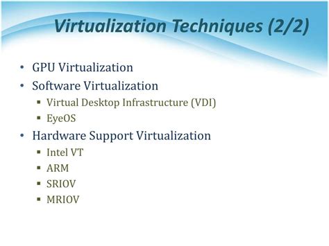 PPT 虛擬化技術 Virtualization Techniques PowerPoint Presentation ID