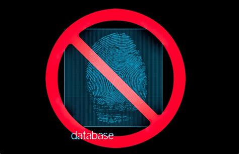 Premium Photo Biometric Data Security Concept Restricted Fingerprint Access Digital Privacy