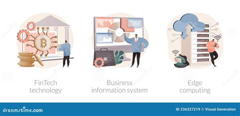 It Infrastructure And Technology Integration Abstract Concept Vector Illustrations Stock Vector