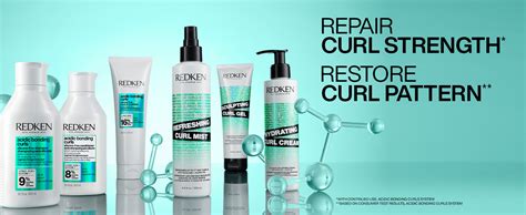 Redken Acidic Bonding Curls Shampoo Conditioner And Hydrating Curl Cream Set For