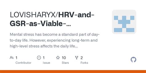 Hrv And Gsr As Viable Physiological Markers For Mental Health
