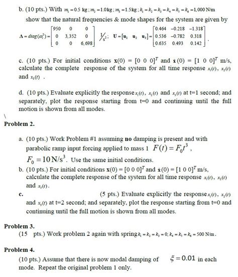 Problem A Pts Consider The System Shown In Chegg