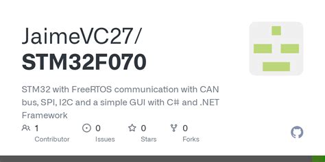 GitHub JaimeVC27 STM32F070 STM32 With FreeRTOS Communication With CAN Bus SPI I2C And A