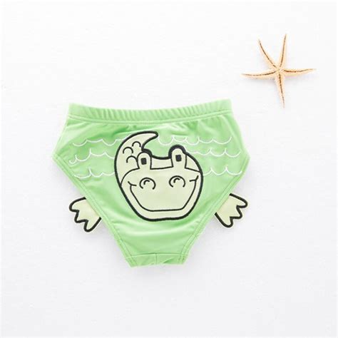 Badubg Детски бебешки бански гащи с анимационни мотиви Детски бански