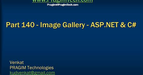 Sql Server Net And C Video Tutorial Part Image Gallery ASP NET C