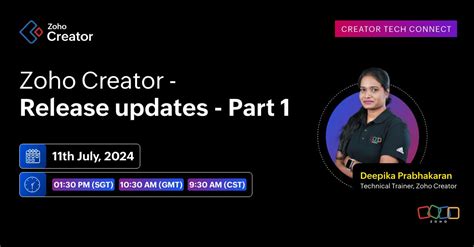 zoho creator on linkedin our upcoming creator tech connect webinar