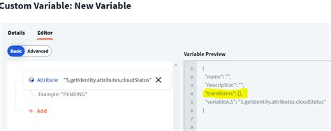 Isc Workflow Variable Advanced Editor Isc Discussion And Questions Sailpoint Developer Community