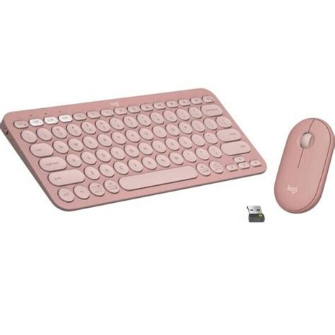 Logitech 920 012199 Pebble 2 Combo Wireless Keyboard And Mouse Quantum