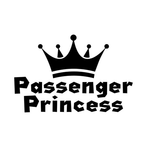 Funny Super Passenger Princess Car Decal Get Decaled