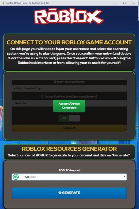 roblox account generator