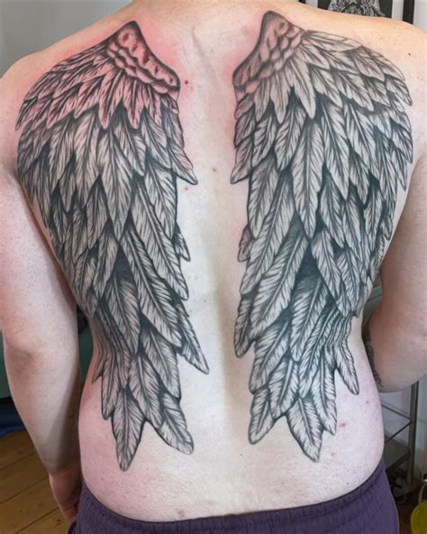 50 Stunning Angel Wings Back Tattoo Ideas For A Bold Statement