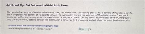 solved additional algo 5 4 bottleneck with multiple flows at