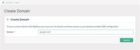 Setup Custom Email Server Domains