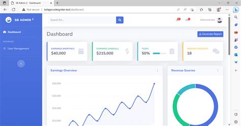 Membuat Tampilah Dashboard Menggunakan Framework Codeigniter 3