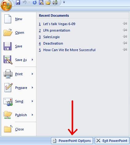 How To Clear Recently Used Files In MS Office 2007