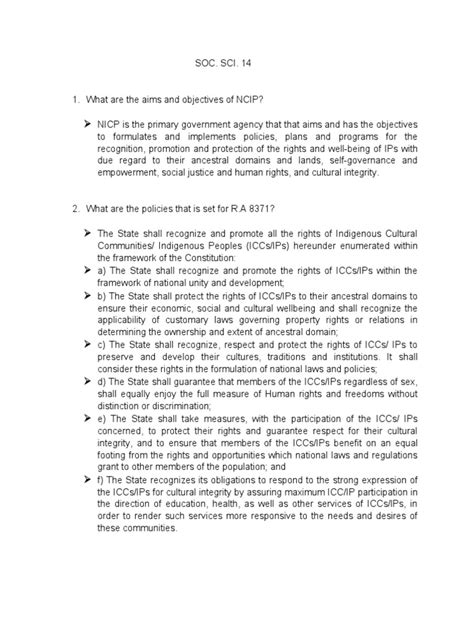 Soc Sci 14 Pdf Rights Well Being