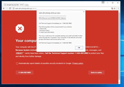 Remove Unauthorized Access Detected Fake Alerts Support Scam