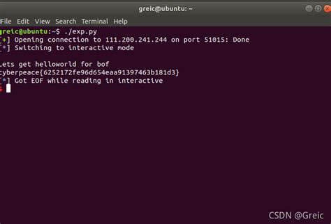 攻防世界pwn第二题 hello pwn（两种方法） csdn博客