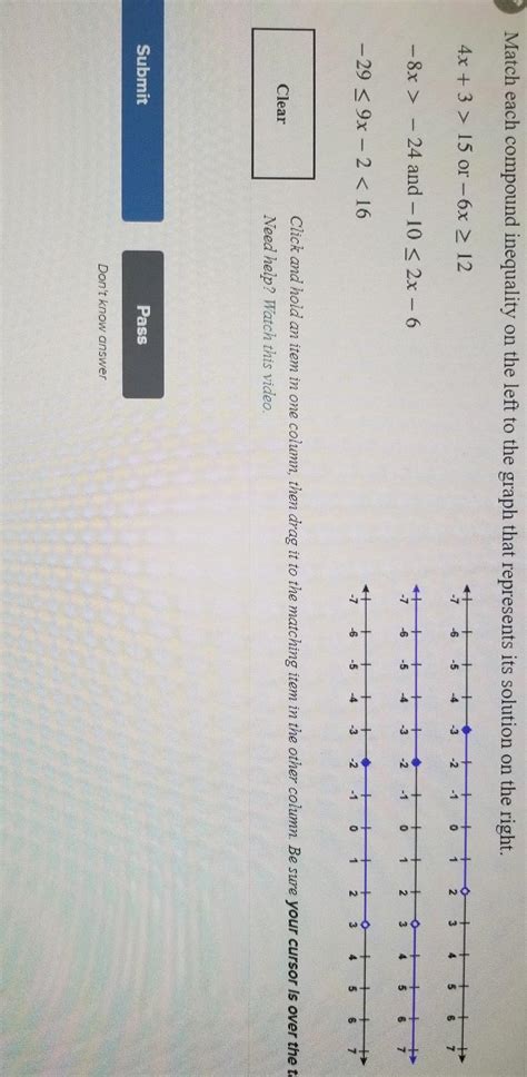 match inequality with its graph worksheet