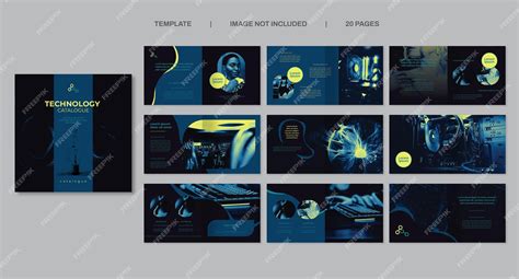 Square Technology Catalogue Brochure Premium Psd