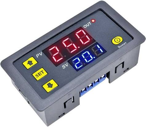 Delay 2 Timer Relays Programmable Loop Timer Switch Control Led Digital
