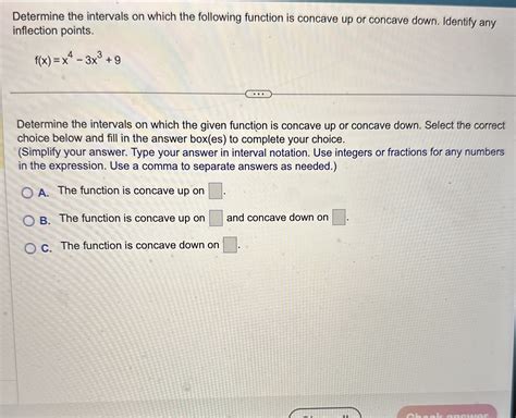 Solved Determine The Intervals On Which The Following