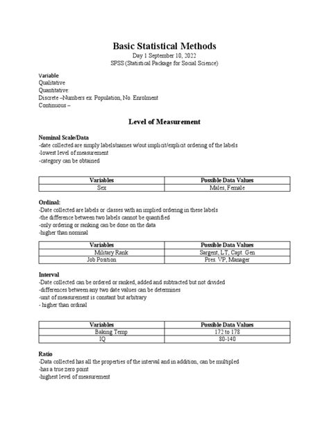 Basic Statistical Methods Pdf