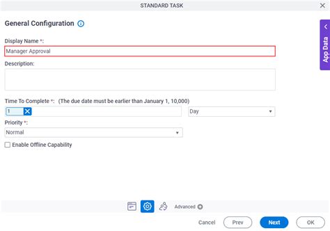 Example Create An Eform Manager Approval