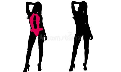 Woman Silhouette Stock Vector Illustration Of Silhouette 42243938