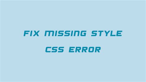 آموزش رفع خطای پرونده Stylecss را کم دارد هنگام نصب قالب