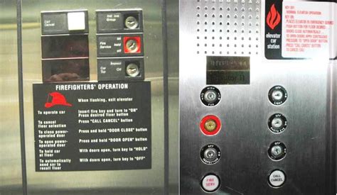 Inside Elevator Panel