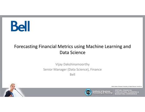 Forecasting Financial Metrics Using Machine Learning And Data Science