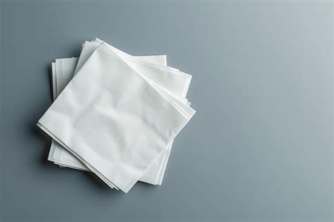 Premium Photo Design A Paper Napkin Stack Mockup To Showcase Your