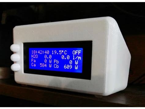 arduino case 20x4 3d print details